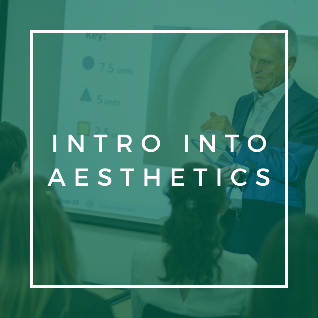 Introduction into Aesthetics Package - Cosmetic Courses