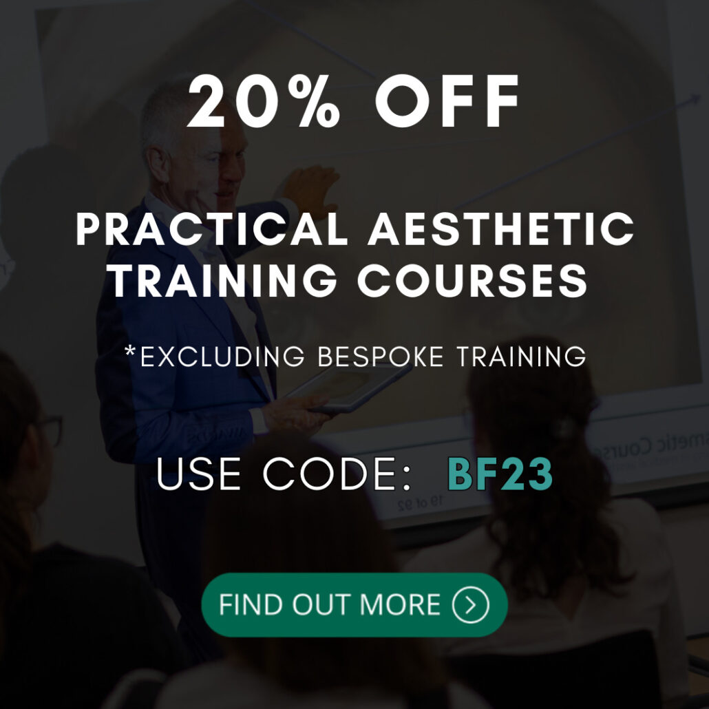 Black Friday at Cosmetic Courses - Aesthetic Training Courses