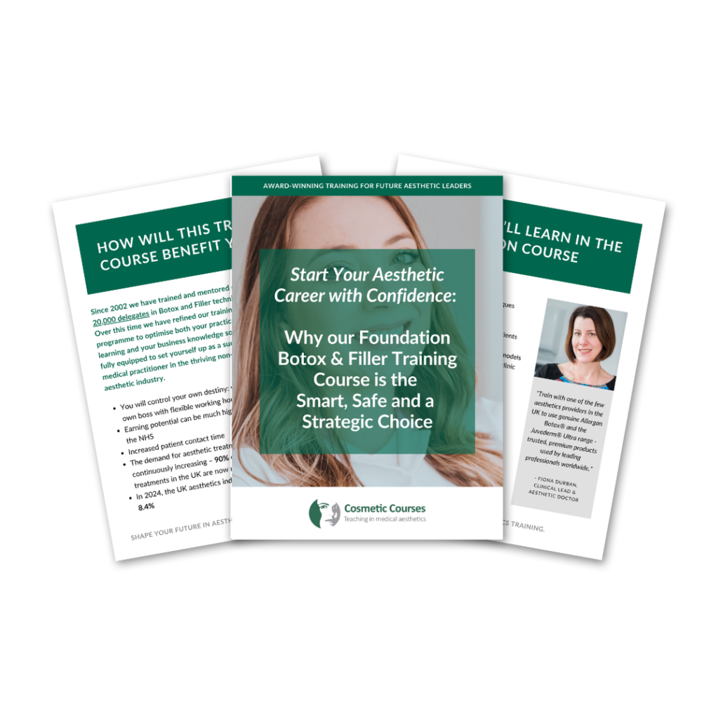 Botox and Dermal Filler Foundation Training - Cosmetic Courses